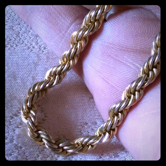 Vintage | Jewelry | Vintage Twisted Rope Chain Necklace | Poshmark